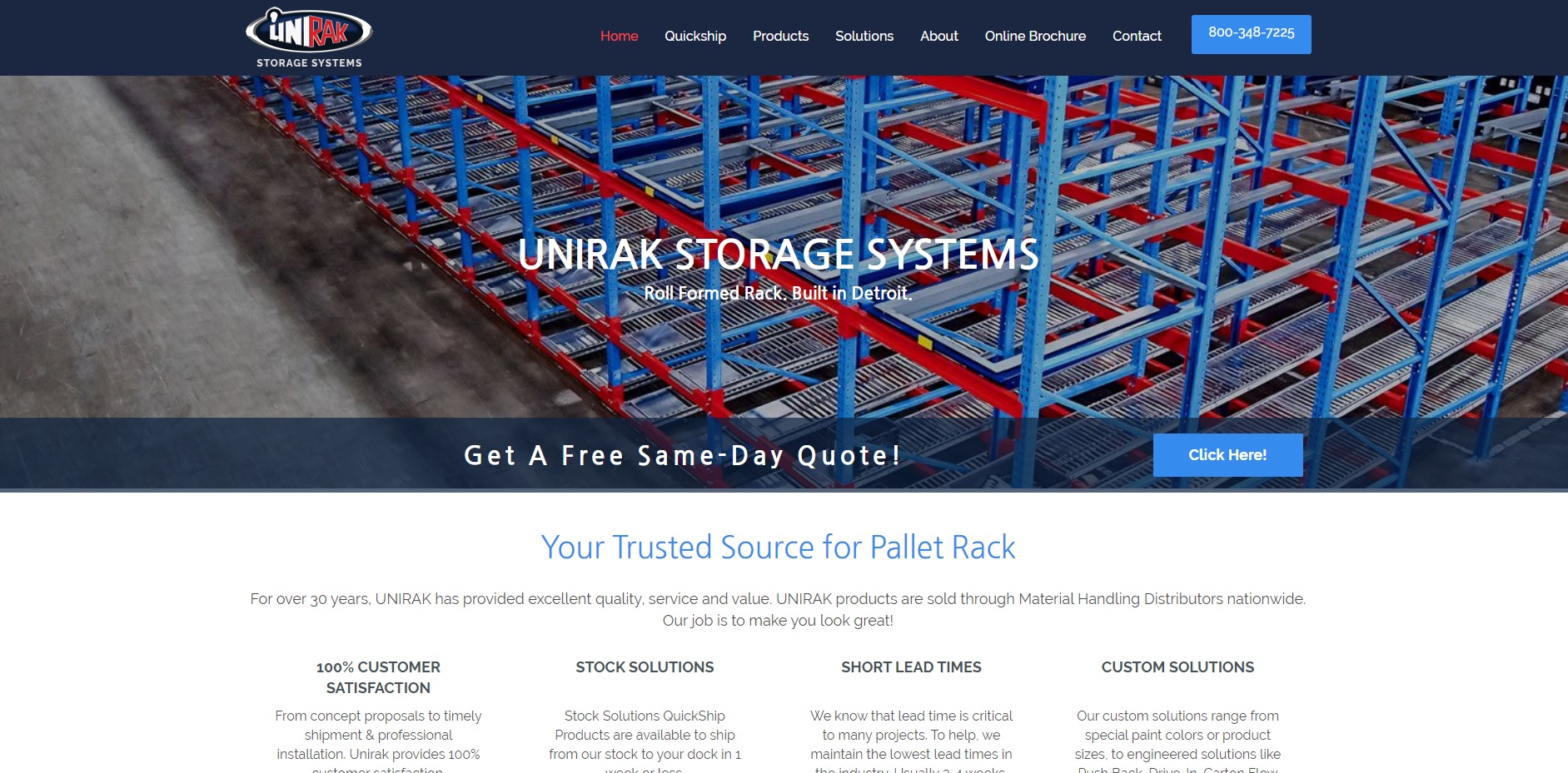 UNIRAK Storage Systems | Storage Racks